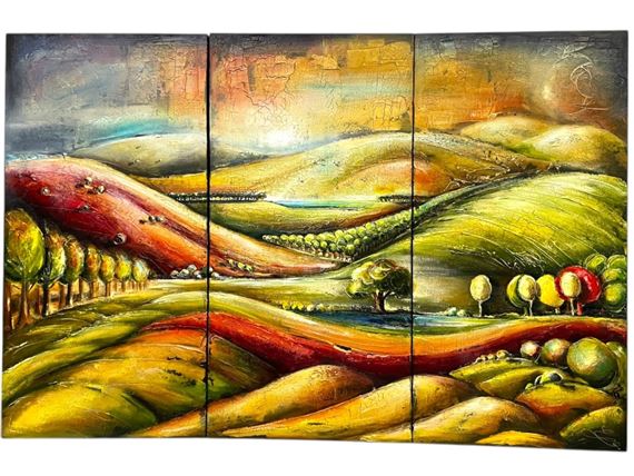 Elka Nowicka | Triptych Landscape (2007) | MutualArt