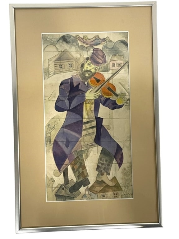 Marc Chagall | FIDDLER ON THE ROOF STYLE VIOLINIST | MutualArt