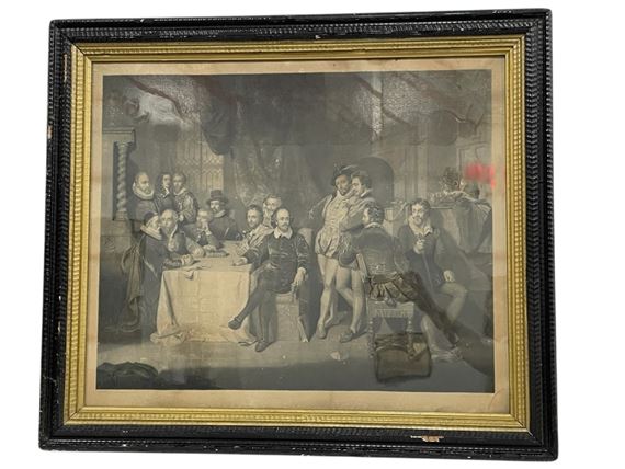 James Faed Sr. | ENGRAVING OF SHAKESPEARE AND HIS FRIENDS | MutualArt
