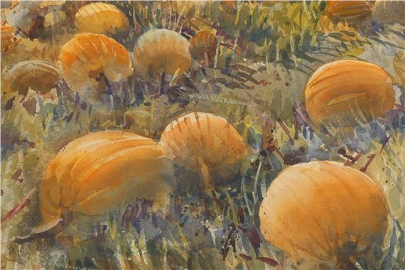 Frederick Kubitz | Pumpkin Patch | MutualArt