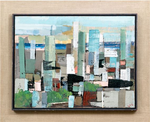 Frederick Lyder Frederickson | City And Ocean | MutualArt