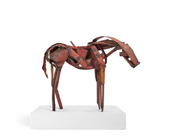 Deborah Butterfield | AKA (red) (1994) | MutualArt