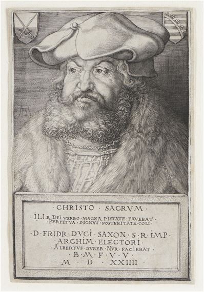 Albrecht Dürer | Federico II il Saggio, Elettore di Sassonia (1524 ...