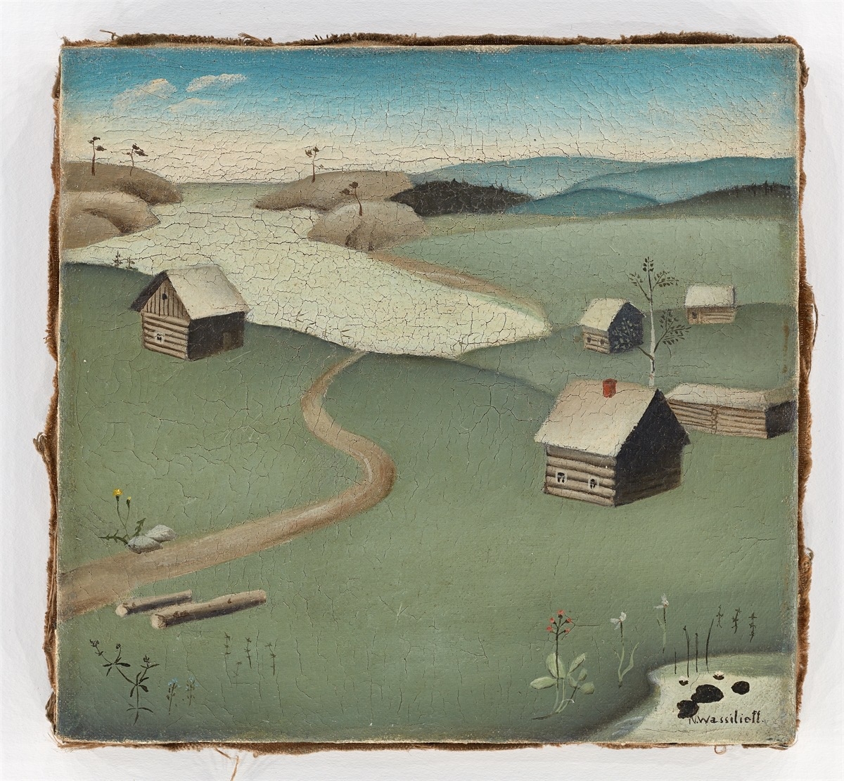 Nikolaï Wassilieff | Nordic landscape (1927) | MutualArt