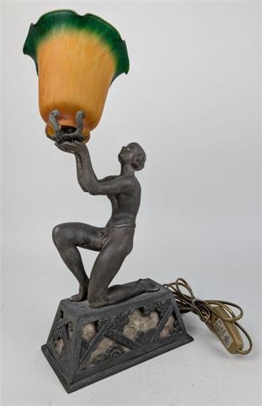 Jacques Limousin | Art Deco lamp base Regula | MutualArt