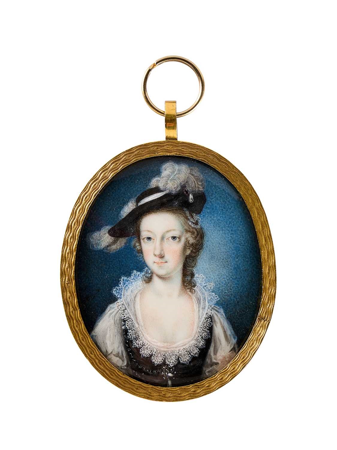 Gervase Spencer | A Portrait Miniature of Lady Gower nee Elizabeth ...