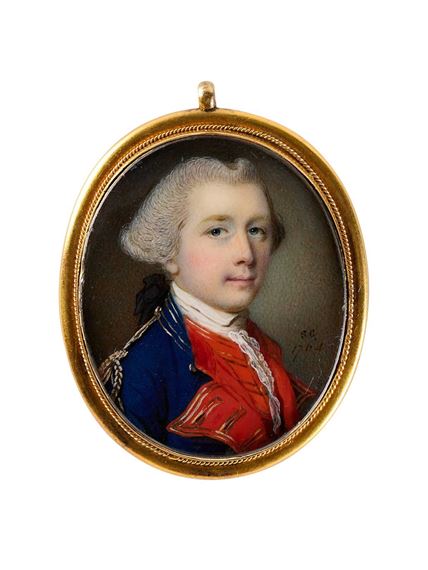 Samuel Cotes | A Portrait Miniature of Colonel George Lewis RA (1764 ...