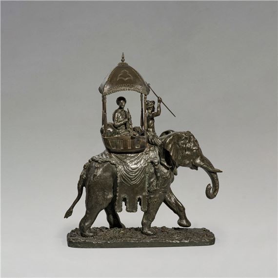 Christophe Fratin | Éléphant, promenade en palanquin [Elephant ...