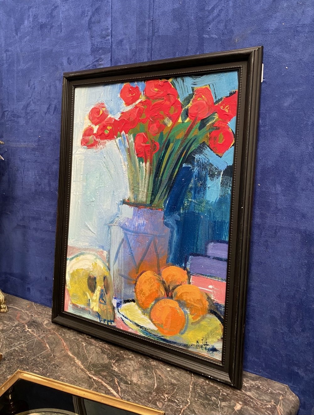 Martin Stone | STILL LIFE RED POPPIES (2024) | MutualArt