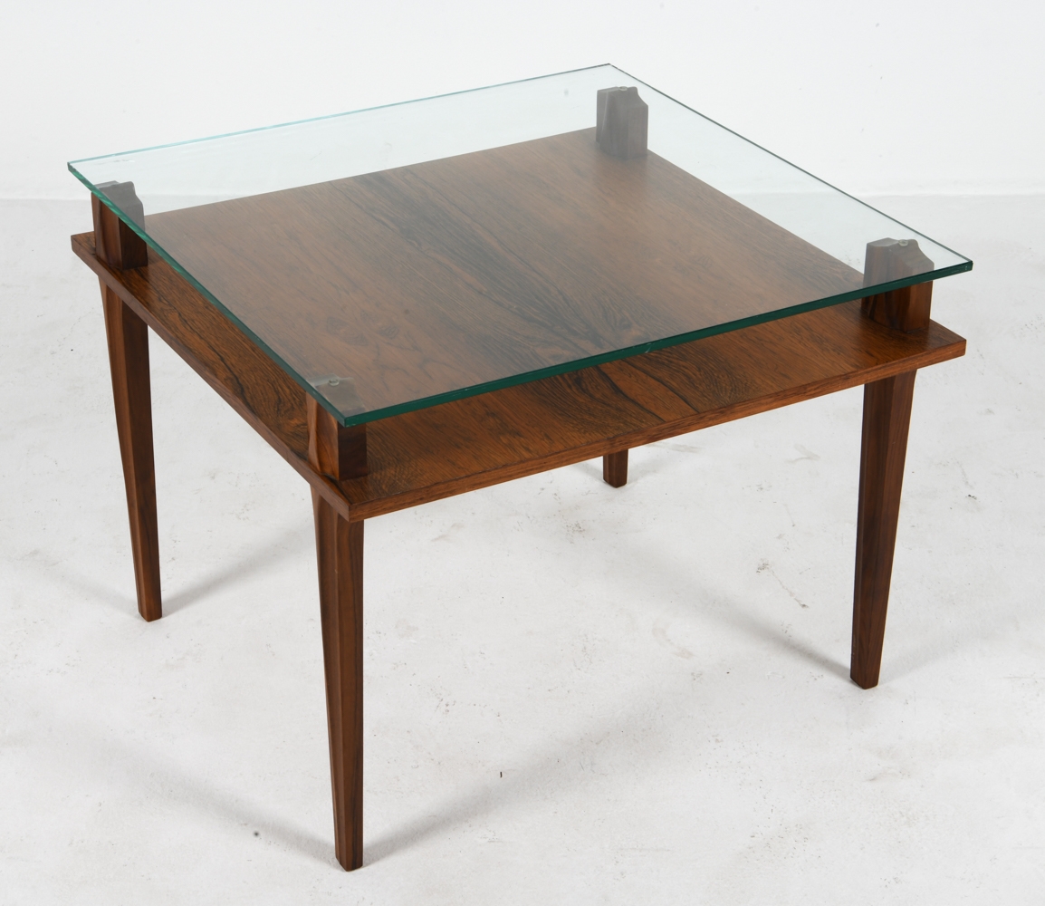 Wilhelm Renz | WILHELM RENZ GERMAN ROSEWOOD & GLASS COFFEE TABLE ...