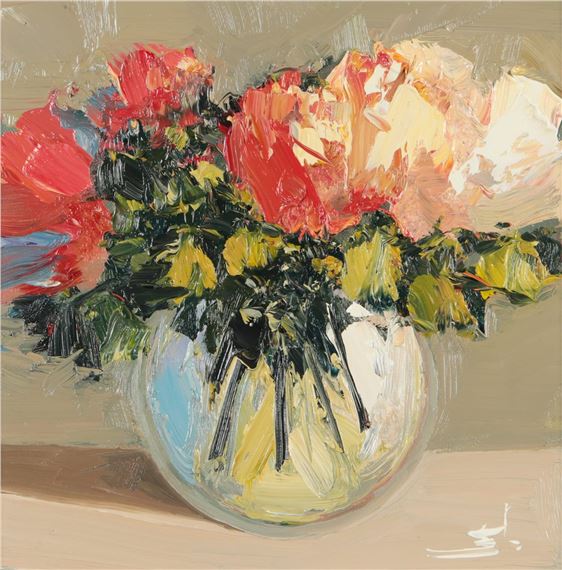 Vivek Mandalia | PINK FLOWERS | MutualArt