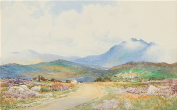 Robert Cresswell Boak | THE ROAD TO BARNSMORE GAP DONEGAL | MutualArt