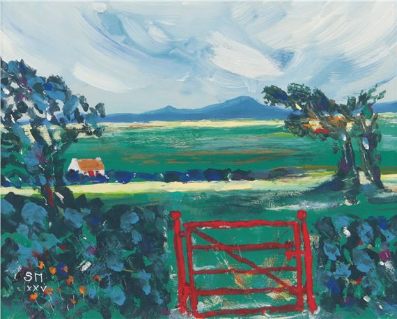 Stewart Moore | FIVE-BARRED GATE, COUNTY ANTRIM (2025) | MutualArt