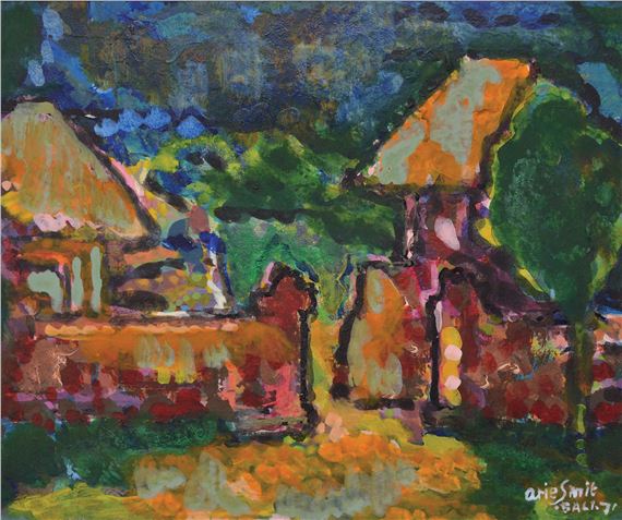 Arie Smit | Balinese Temple (1971) | MutualArt