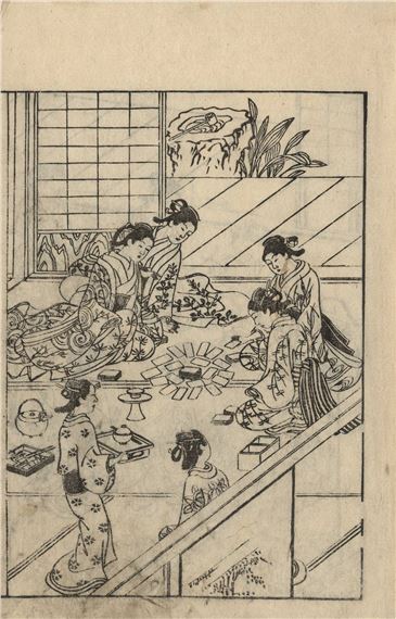 Sukenobu Nishikawa | Jôchû fûzoku tsuya kagami (1782) | MutualArt