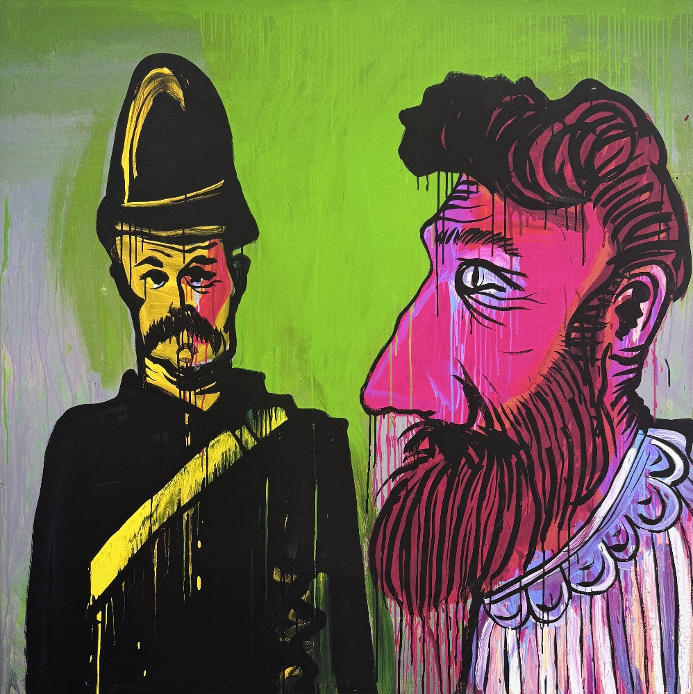 Adam Cullen | Constable Fitzpatrick with Ned Kelly In His Night Attire ...