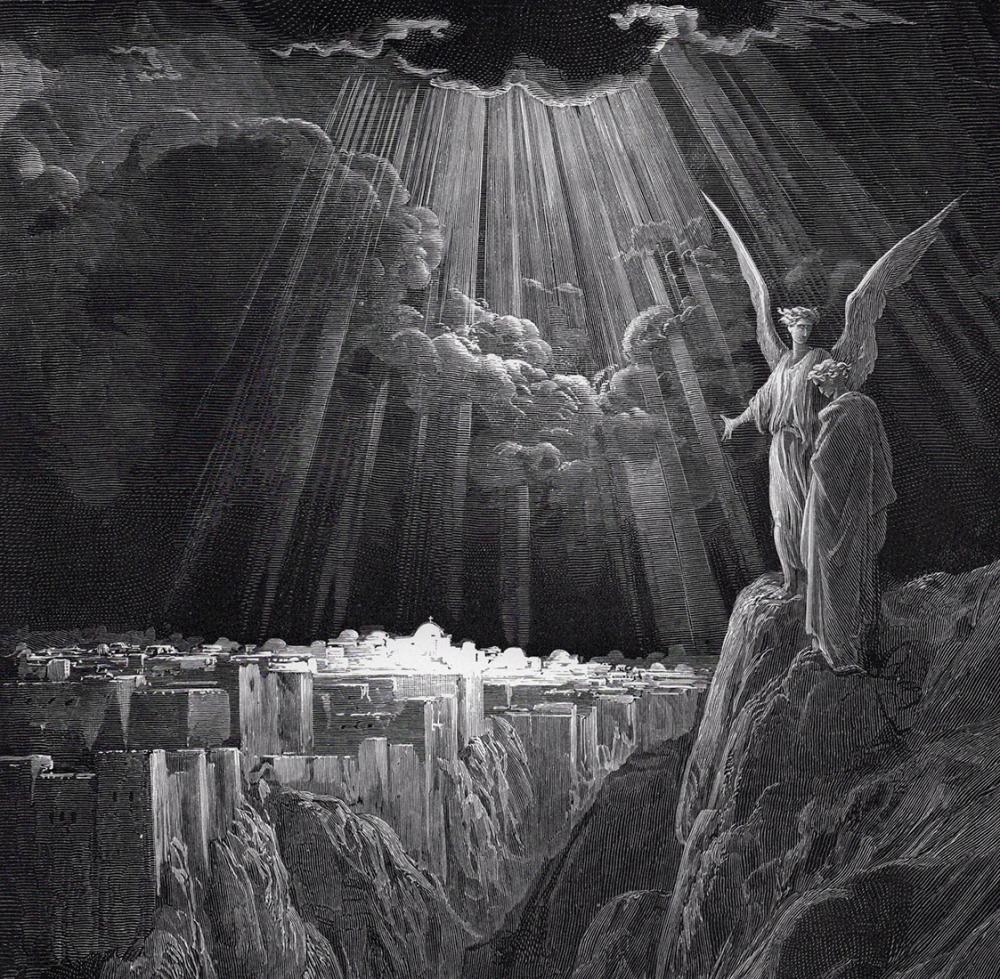 Gustave Doré | The Angel & Saint John (1880) | MutualArt