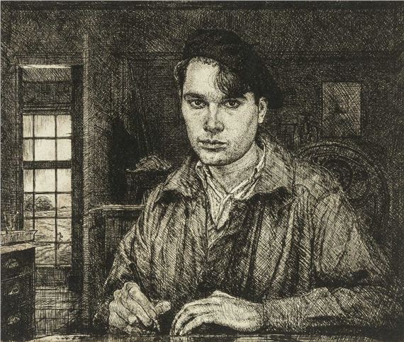 Edgar Holloway | Self Portrait No. 7 (1936) | MutualArt