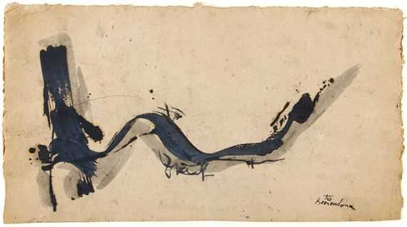 Beerendonk Theo | Large brush stroke | Artwork performance at auction ...
