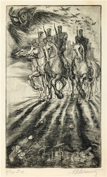 Marcel Chirnoaga | Cavalerii (Circa 17) | MutualArt
