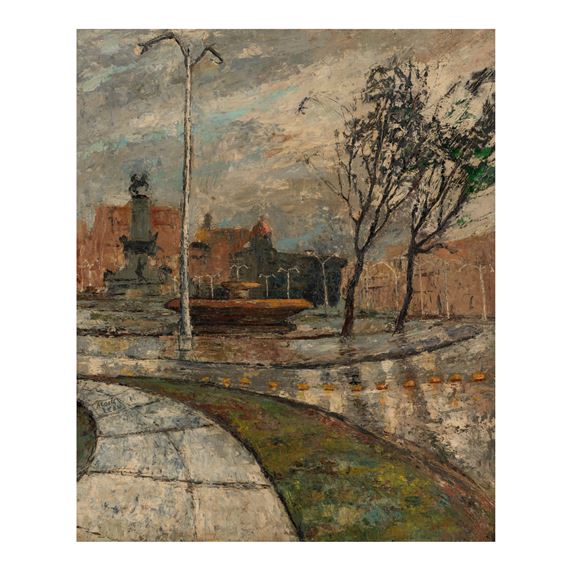 Angel Acosta Léon | Parque Maceo (Circa 1959) | MutualArt