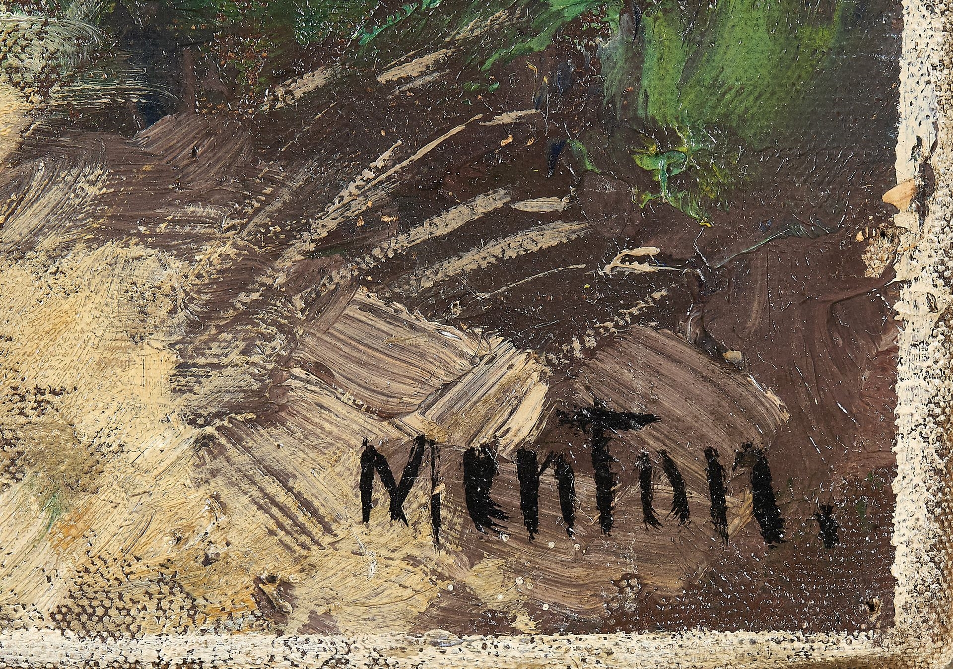 Charles Sprague Pearce | View of Menton | MutualArt