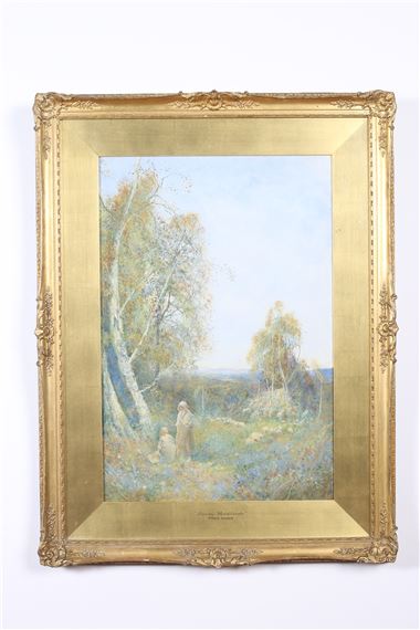 Frederick Hines | The Anglers Nook and Surrey Woodlands | MutualArt
