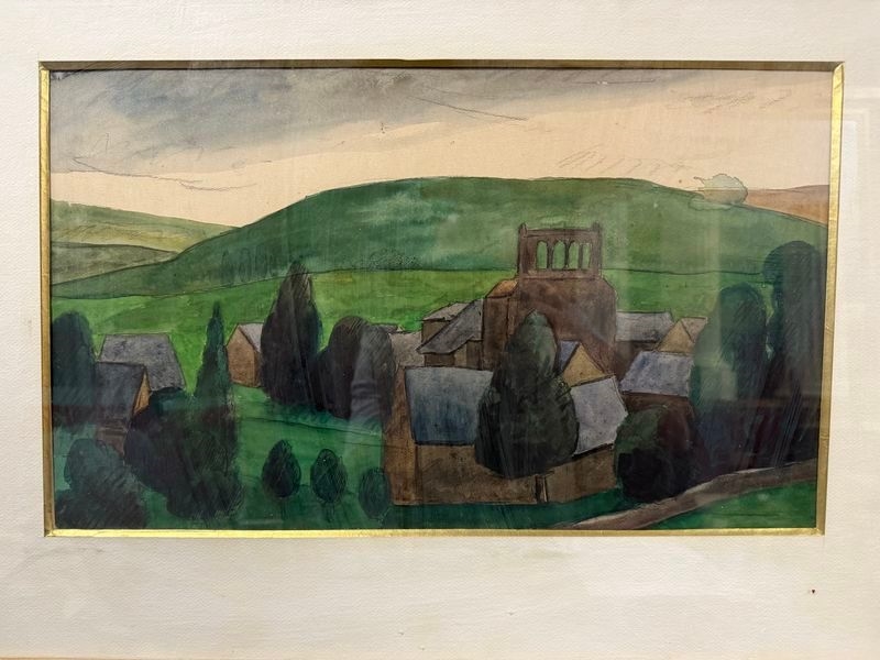 Georges Lucien Guyot | Landscape with Bell Tower | MutualArt