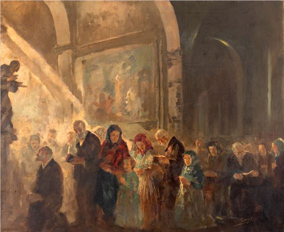 Antal Péczely | Zi de duminică (Circa 17) | MutualArt