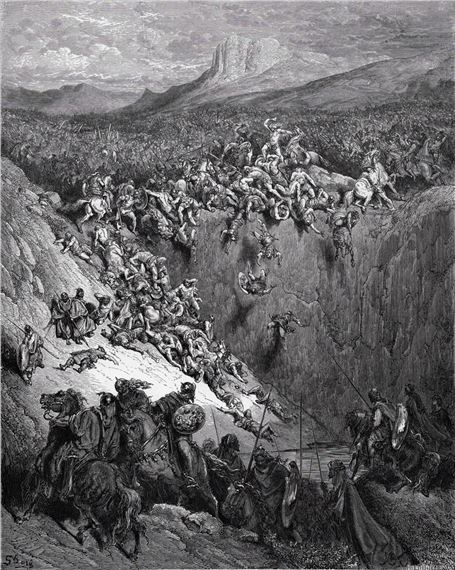 Gustave Doré | Samson Slays 1000 Men (1880) | MutualArt