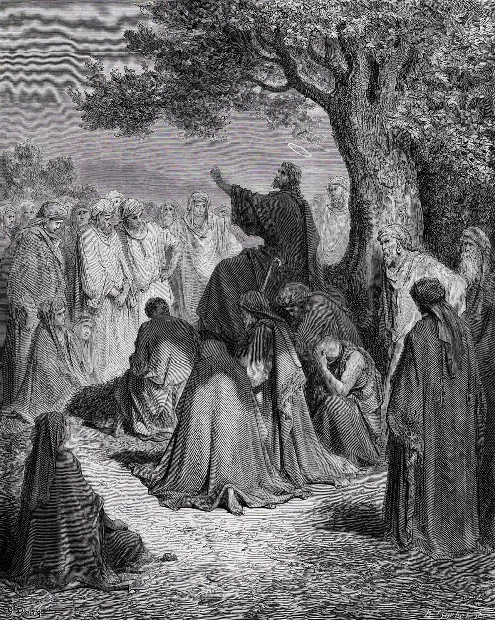 Gustave Doré | Jesus Preaching to the Multitude (1880) | MutualArt