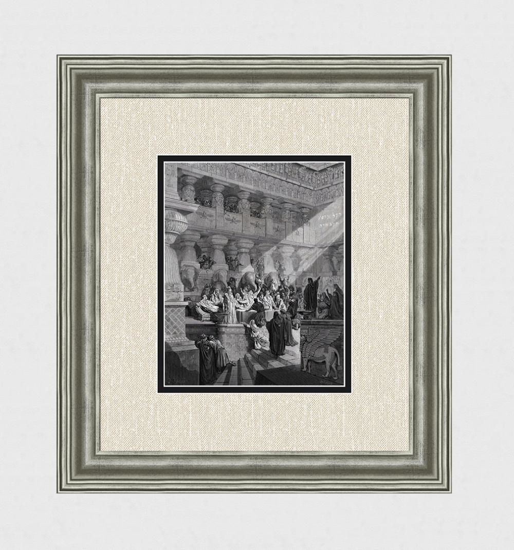 Gustave Doré | Daniel Interpreting the Writing on the Wall (1880 ...