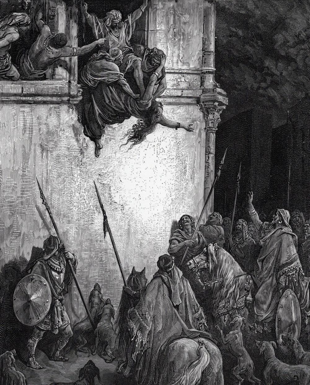 Gustave Doré | The Murder of Jezebel (1880) | MutualArt