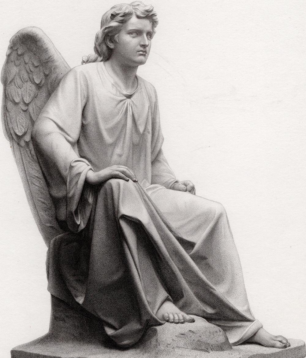 Erastus Dow Palmer | The Angel of the Sepulchre (1871) | MutualArt