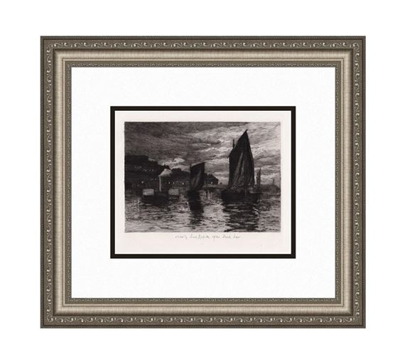 David Law | Whitby Harbour (1879) | MutualArt