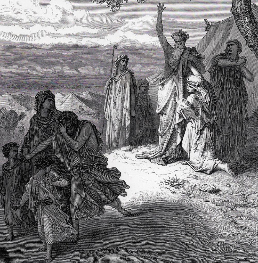 Gustave Doré | Noah Curses Ham and Canaan (1880) | MutualArt