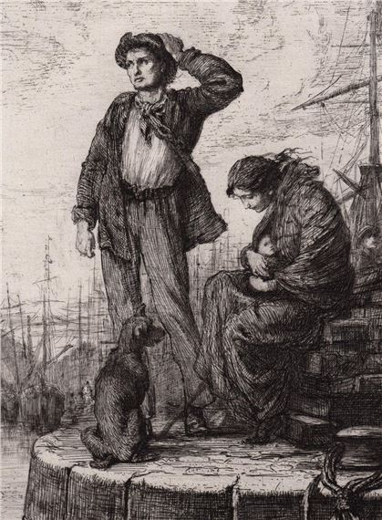 George Percy Jacomb-Hood | The Last Evening in England (1881) | MutualArt