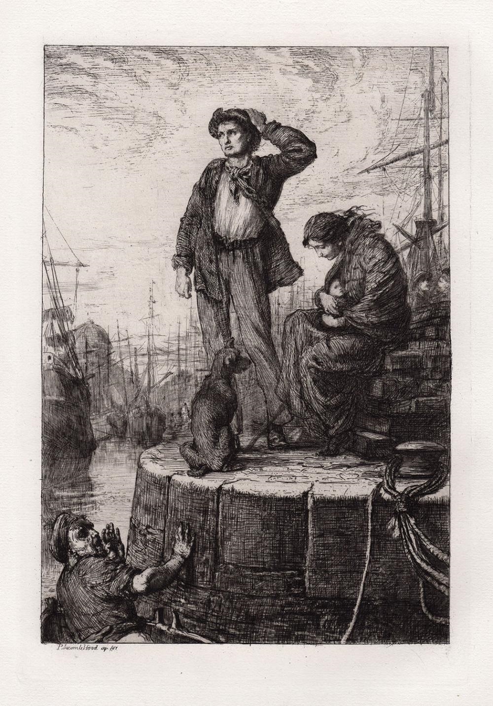 George Percy Jacomb-Hood | The Last Evening in England (1881) | MutualArt