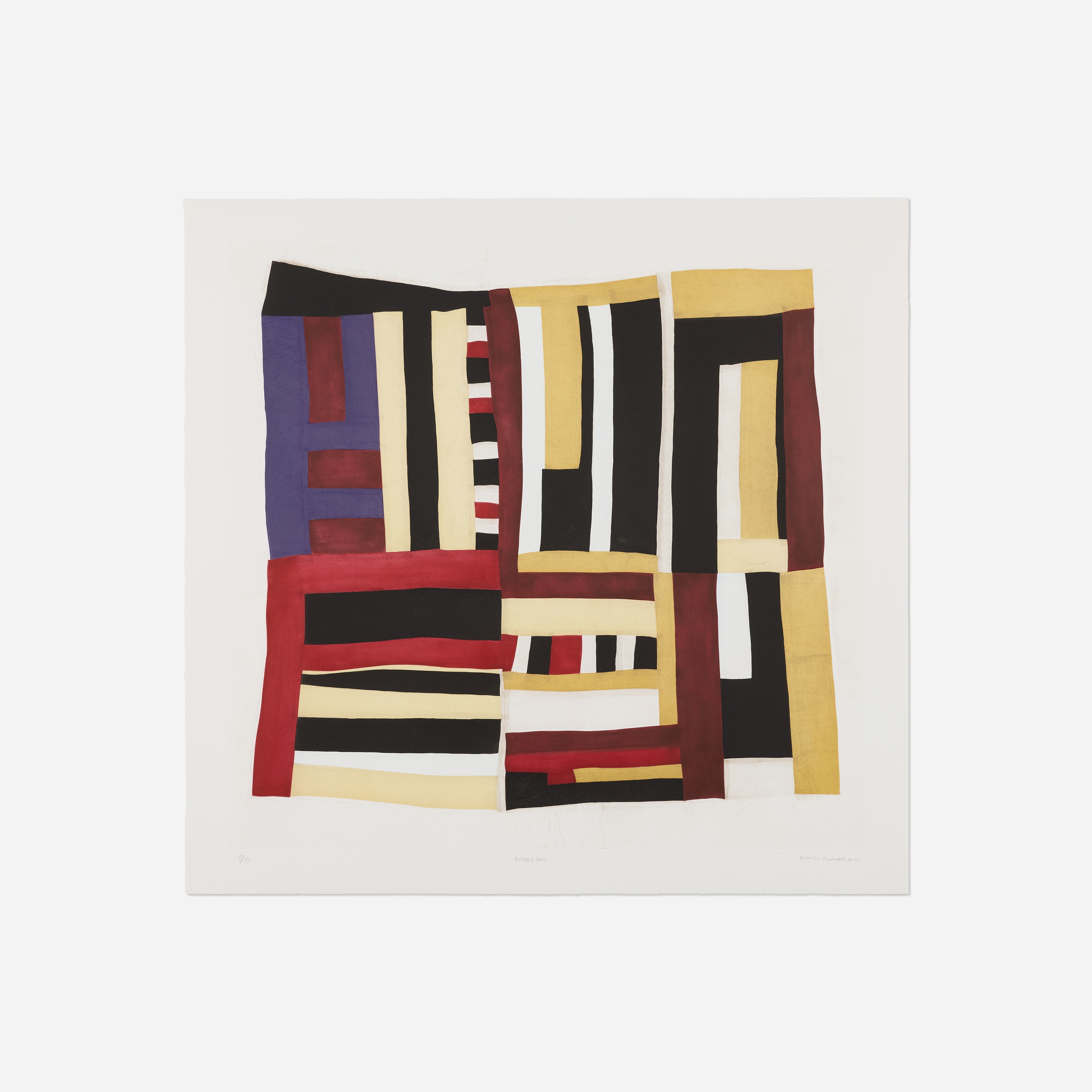 Mary Lee Bendolph | Snaggletooth (2020) | MutualArt