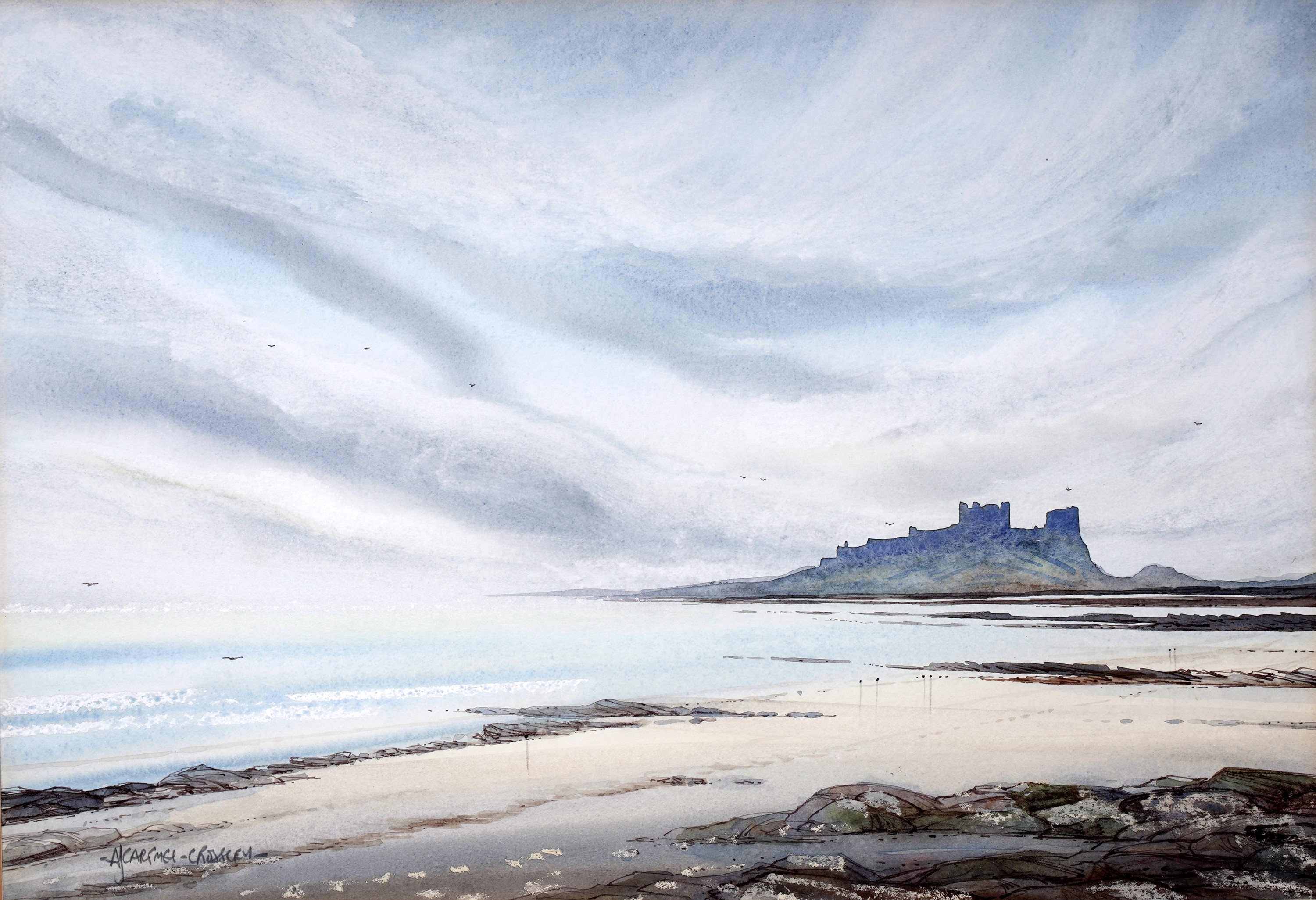 John Cartmel Crossley | Bamburgh Beach | MutualArt