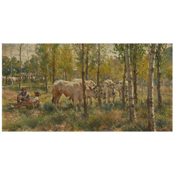 Raffaello Sorbi | THE LIVESTOCK FAIR (1925) | MutualArt