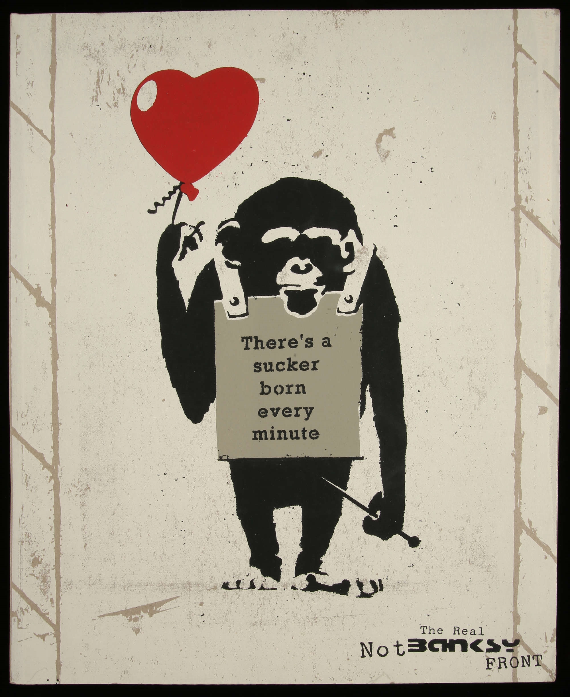Not Banksy | True Love Fake Art Suckers (2019) | MutualArt