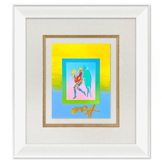 Peter Max | Tip Toe Floating | MutualArt