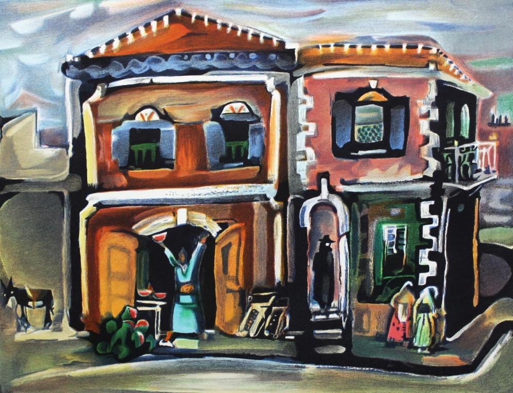 Nahum Gutman | The Watermelon Vendor | MutualArt