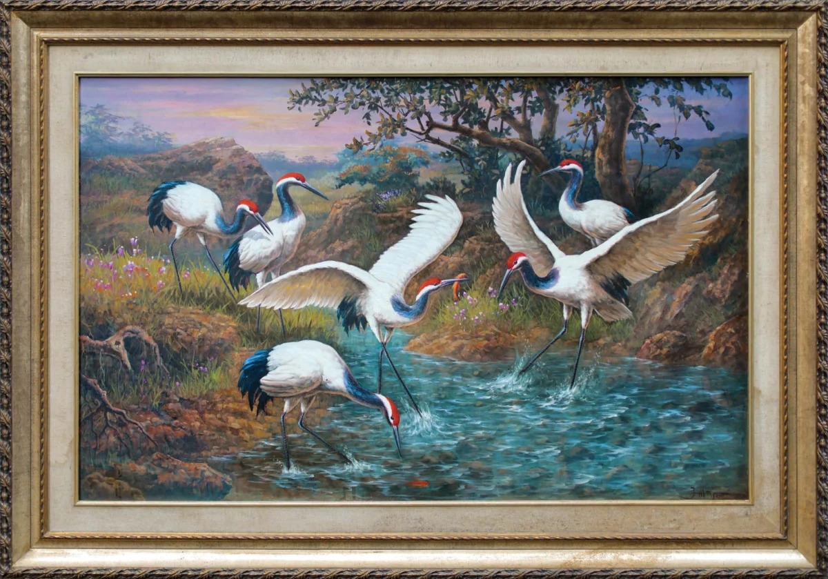 Yap Hian Tjay | Stork Family (2001) | MutualArt
