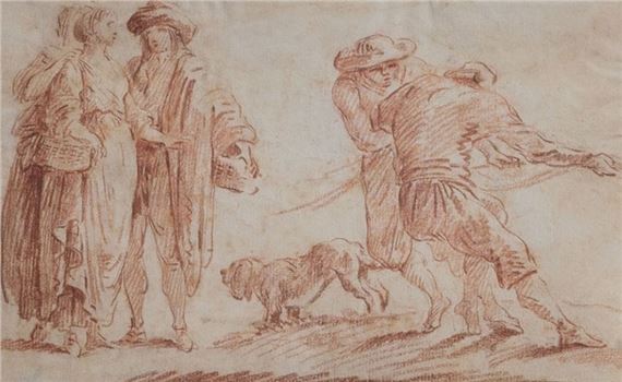 French School, 18th Century | Study of figures (18th Century) | MutualArt