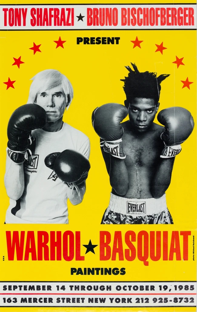 Michael Halsband | Andy Warhol and Jean Michel Basquiat posters, plus a ...