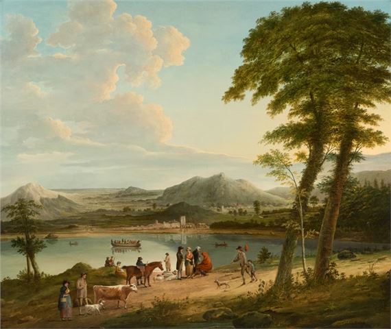 Francis Danby | A Lake Scene in Ireland | MutualArt