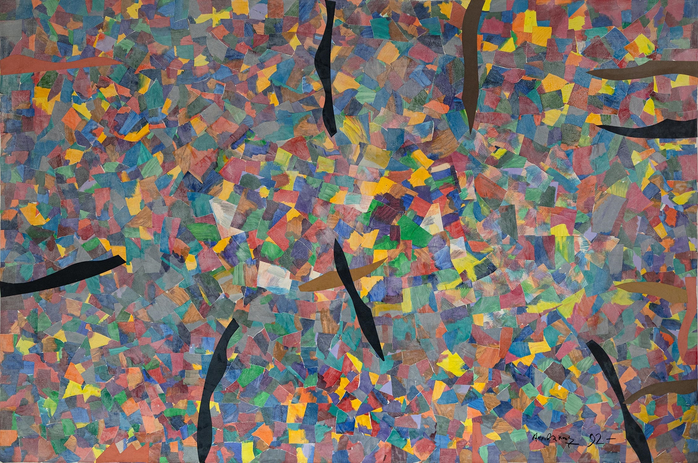 Alexis Akrithakis | Polychrome composition | MutualArt