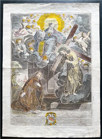 Francesco Curti | The Apparition of Christ with the Cross to St ...